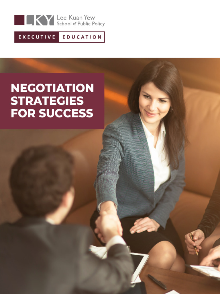 Brochure Dec22 Negotiation Strategies For Success | PDF | Negotiation | Empathy
