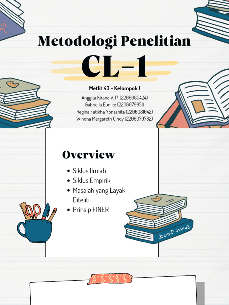 CL1 Kelompok 1 Metlit 43 | PDF