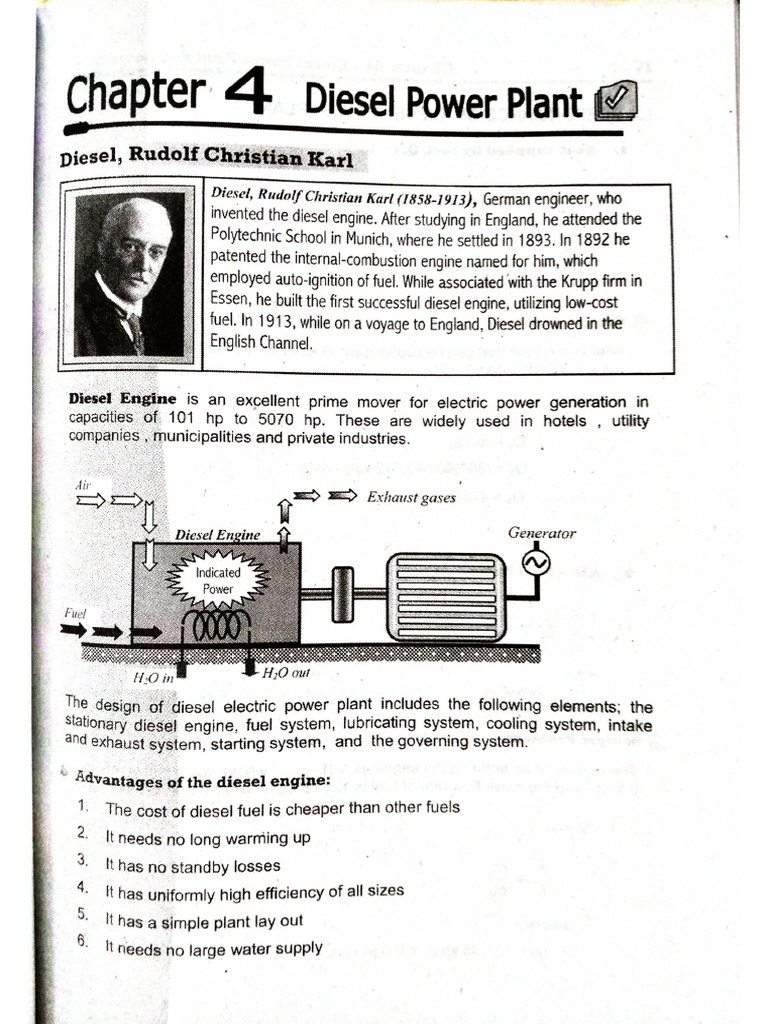Diesel Power Plant | PDF
