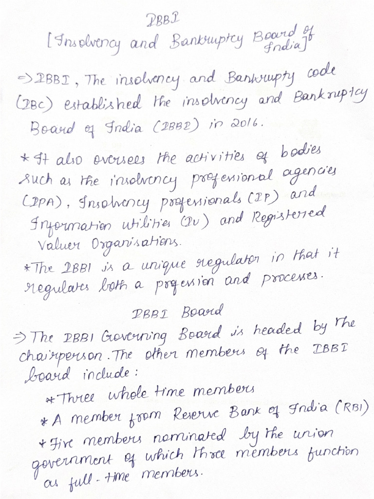 IBBI | PDF