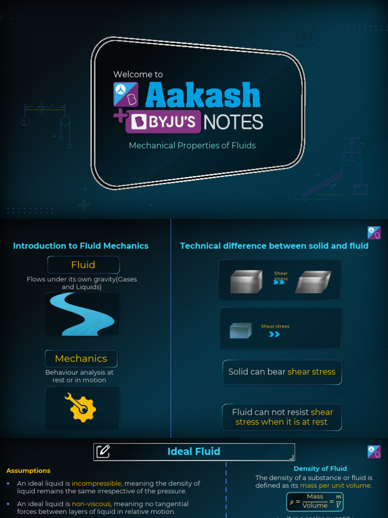 Fluid Mechanics: Properties and Pressure | PDF | Pressure | Buoyancy