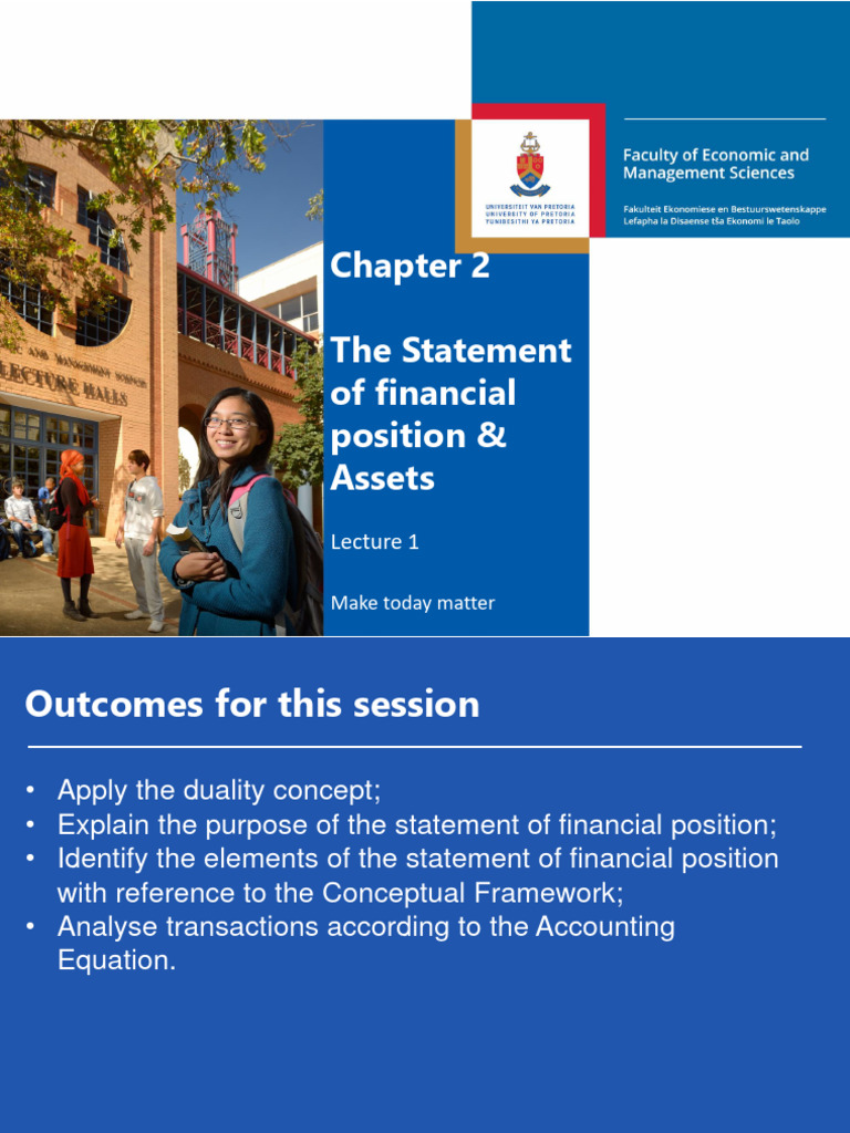 Chapter 2 - SOFP & Assets Tues - Wed 20 - 21 February 2024 - Students | PDF | Debits And Credits ...