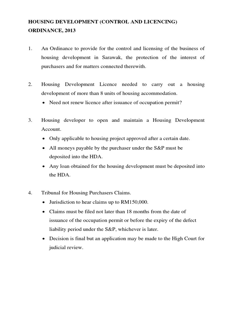 Housing Development 1.12.2023 | PDF | Public Law | Justice