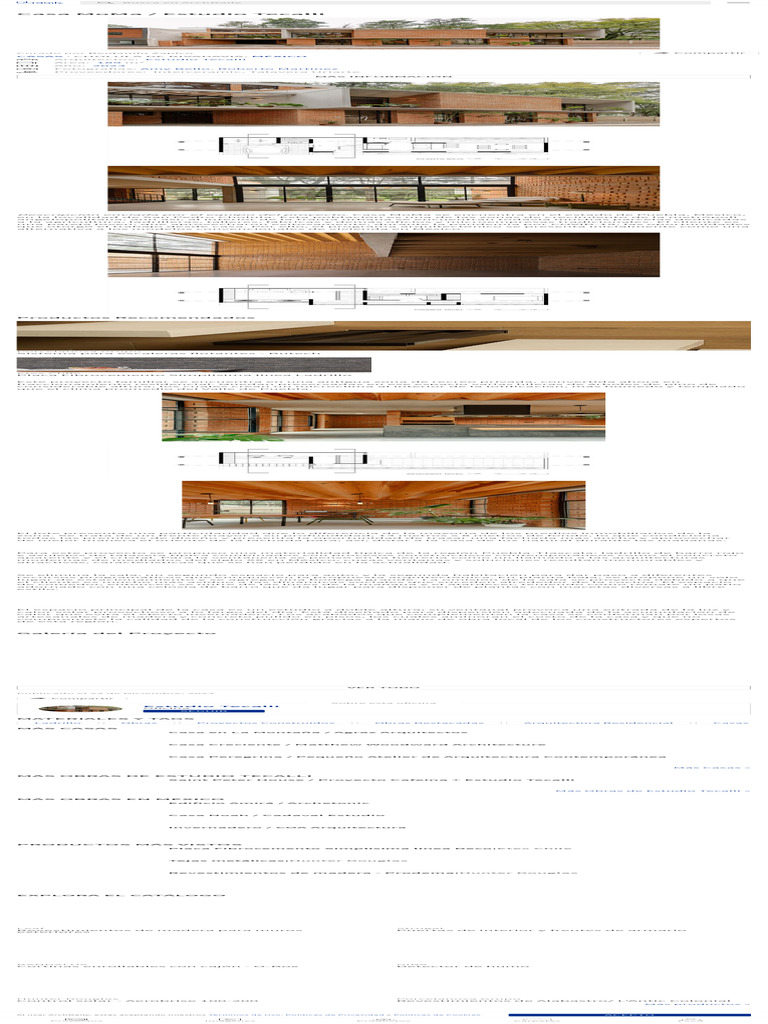 Casa MoMa Estudio Tecalli ArchDaily en Español | PDF