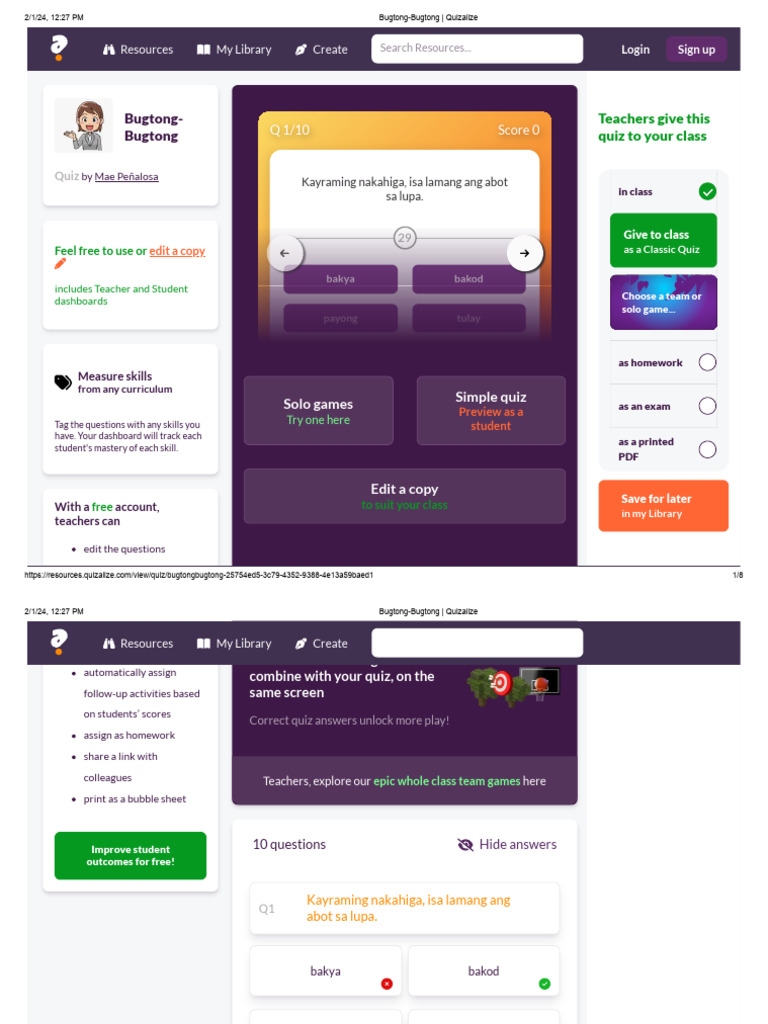 RIDDLE GAME ANSWER KEY | PDF