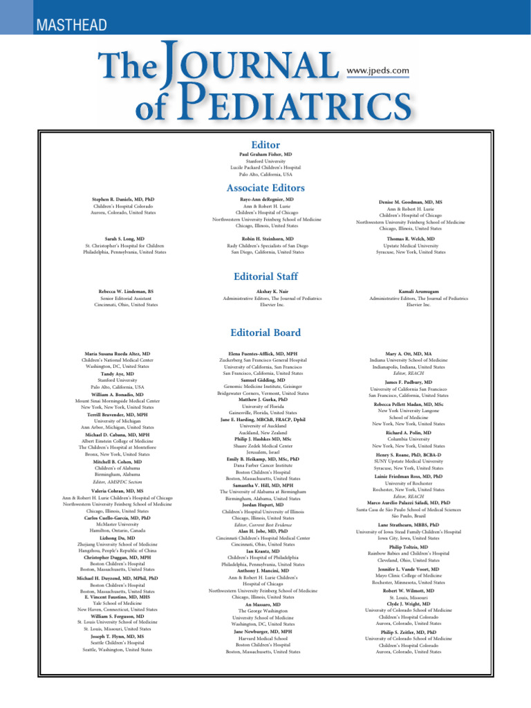 Masthead Ympd | PDF | Doctor Of Medicine | Social Programs