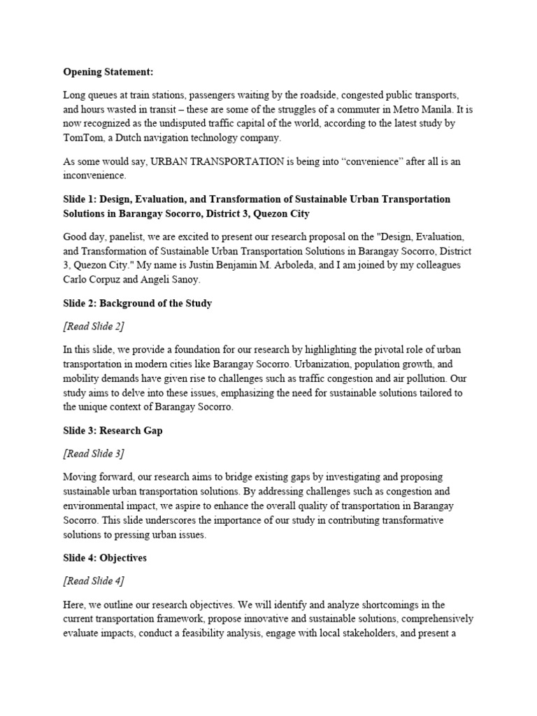 Research Proposal Script | Download Free PDF | Sustainability | Evaluation