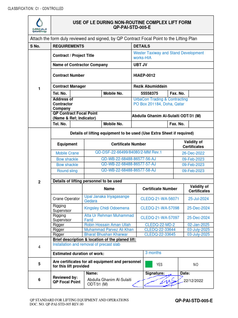 LER Form Approved | PDF