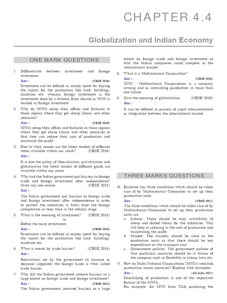 Eco Globalisation | PDF | Multinational Corporation | Globalization