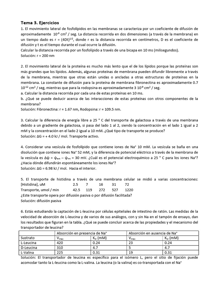 6a Ejercicios Enunciados Tema 3 | PDF