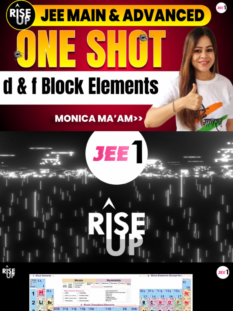 D F Block Elements | PDF