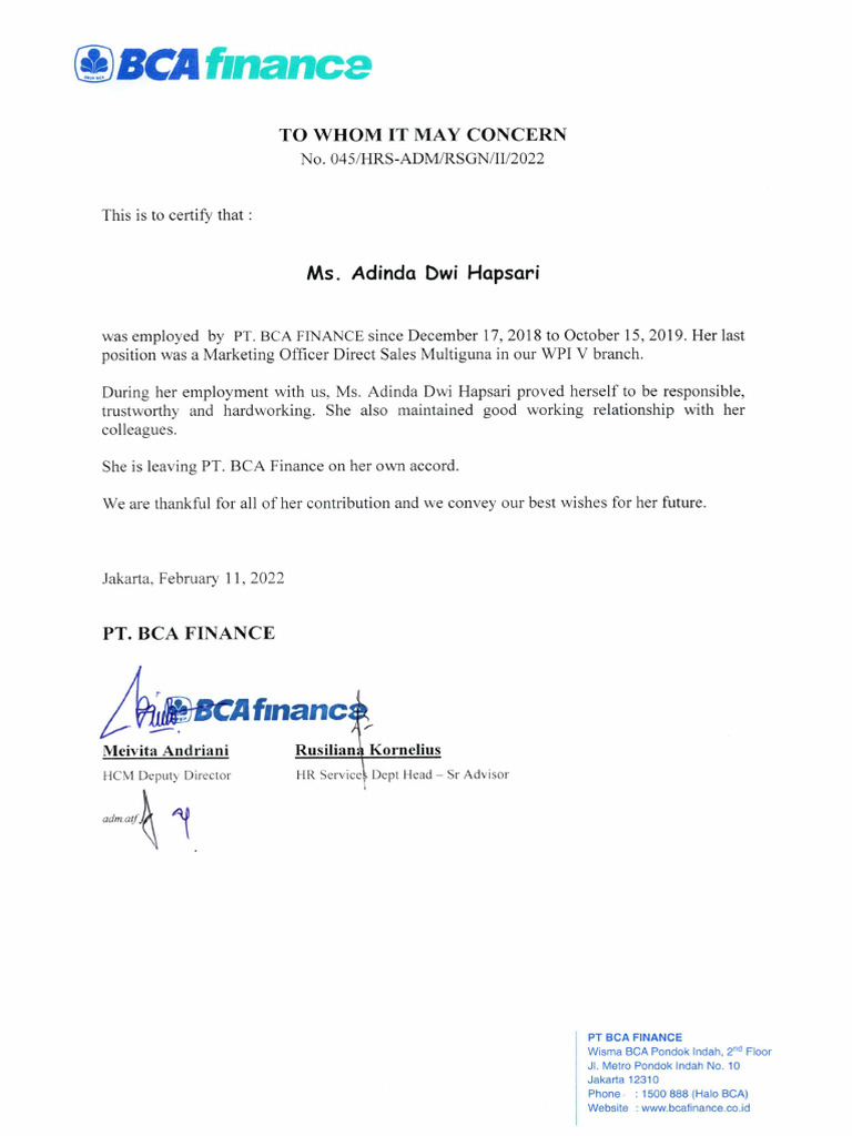 Adinda Dwi Hapsari | PDF