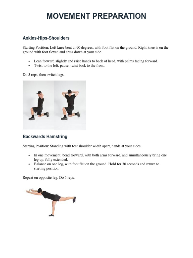 Movement Preparation | PDF