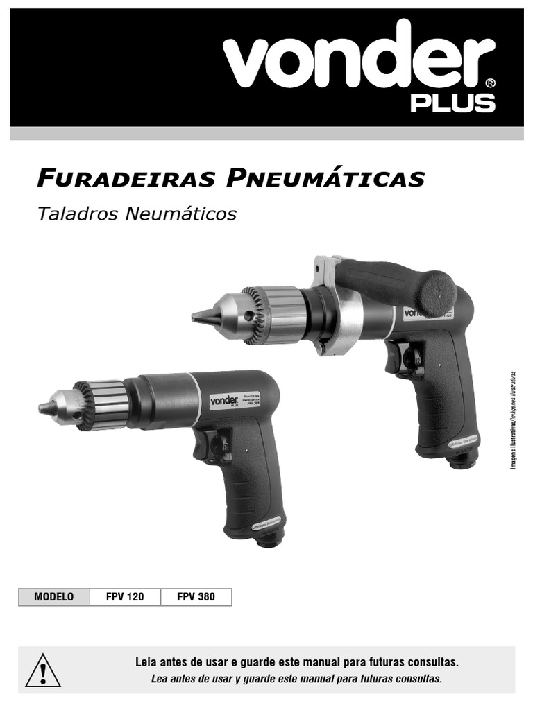 Manual de Parafusadeira Pneumatical | PDF | Pressão