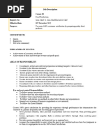 Commis III Job Description | PDF | Chef | Grilling