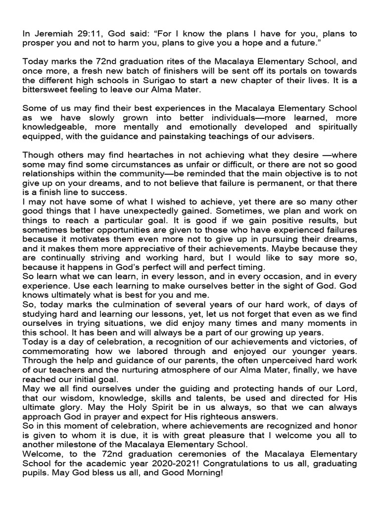 Opening Remarks | PDF