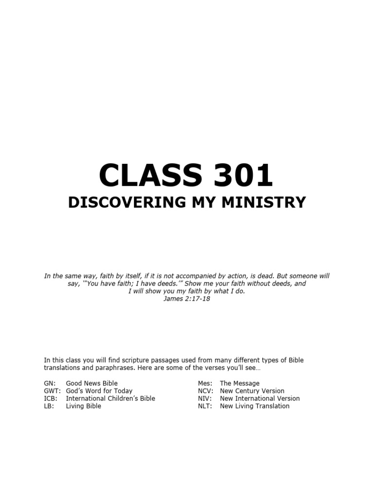 Class 301 - Student | PDF