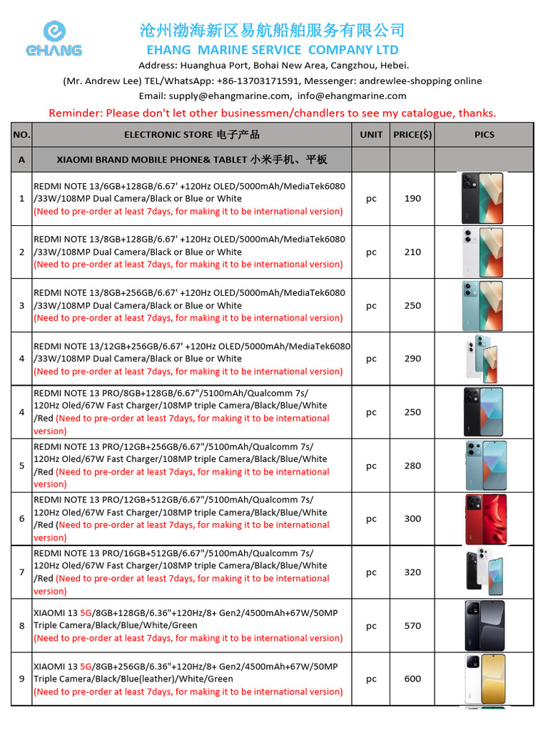 Electronic Store Price List | PDF | Usb Flash Drive | Solid State Drive