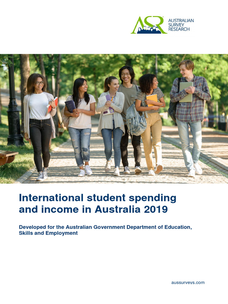 16-17 ACER International Student Spending and Income in Australia | PDF ...