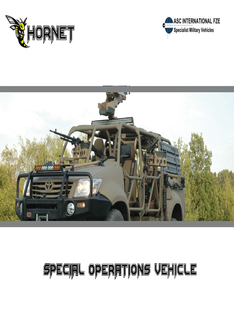 Hornet SOV: Enhanced Mobility Vehicle | PDF | Tire | Boeing Ch 47 Chinook