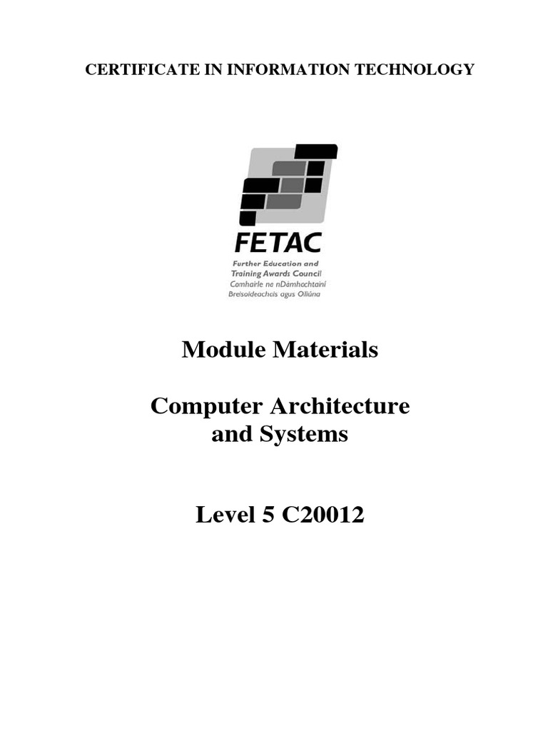 Computer Architecture and Systems | PDF
