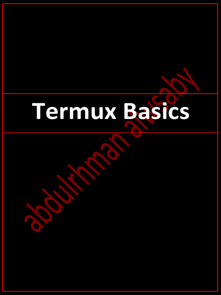 Termux Basics | PDF | Games & Activities | Computers