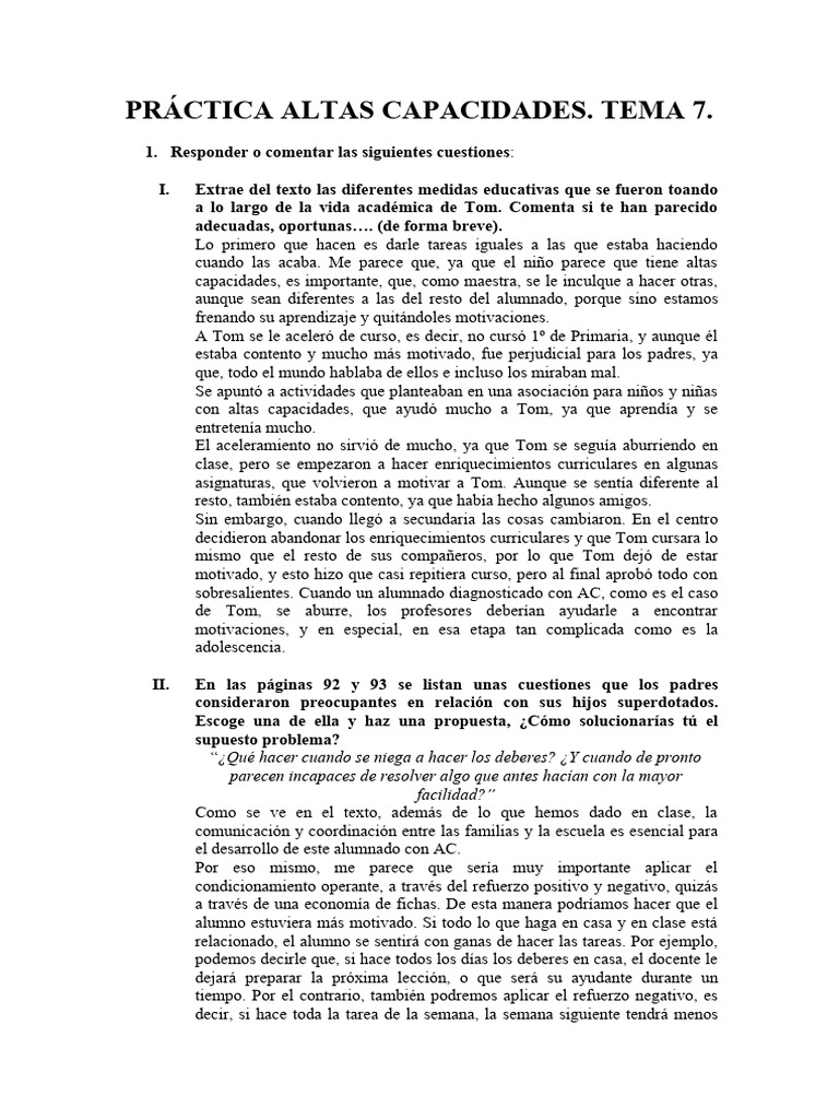 Cuestiones Práctica Tema 7 | PDF