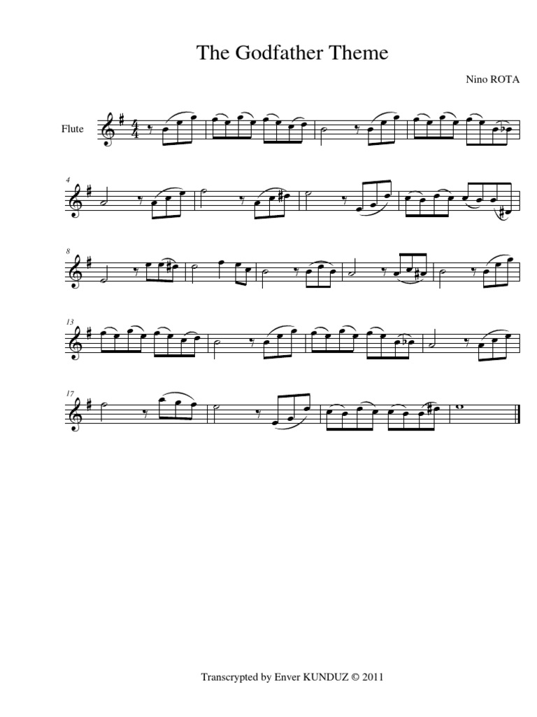 The Godfather Theme | PDF