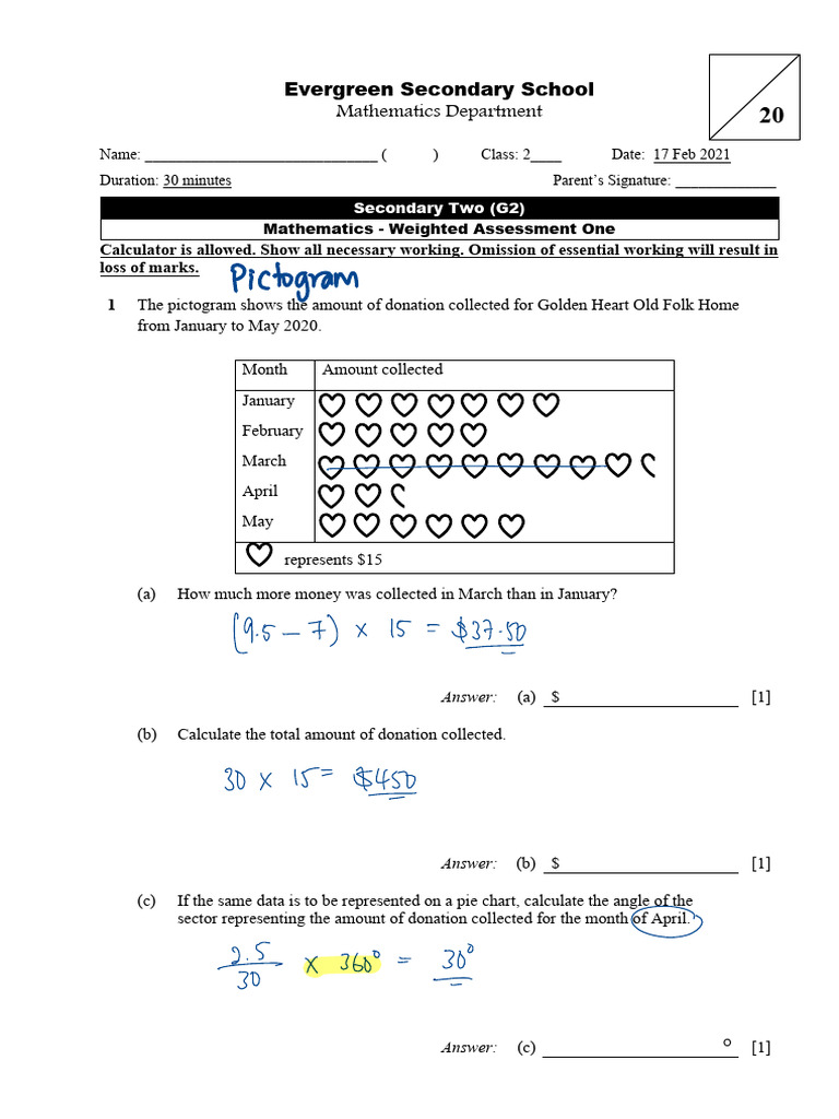 2G2 - Math WA1 2021 2 | PDF