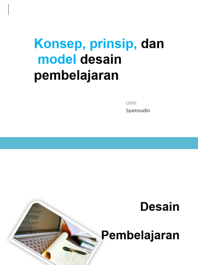 Desain Pembelajaran: Konsep dan Model | PDF | Karier & Perkembangan | Seni