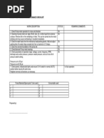 Safety Shower Checklist | PDF