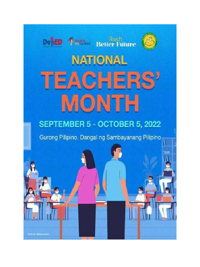Teachers Month Tarp | PDF