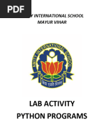 The Joy of Computing Using Python Week 3 | PDF | Control Flow | Python (Programming Language)