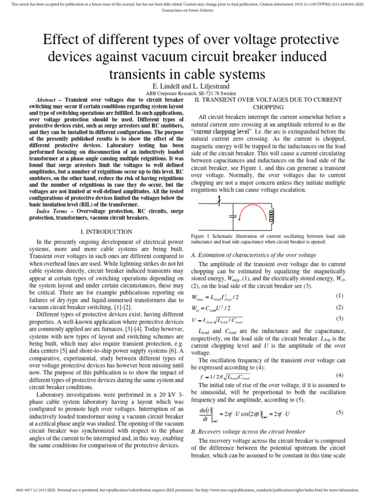8DAL471187 - en Effect of Different Types of Over Voltage Protective ... 8DAL471187 - en Effect of Different Types of Over Voltage Protective ...