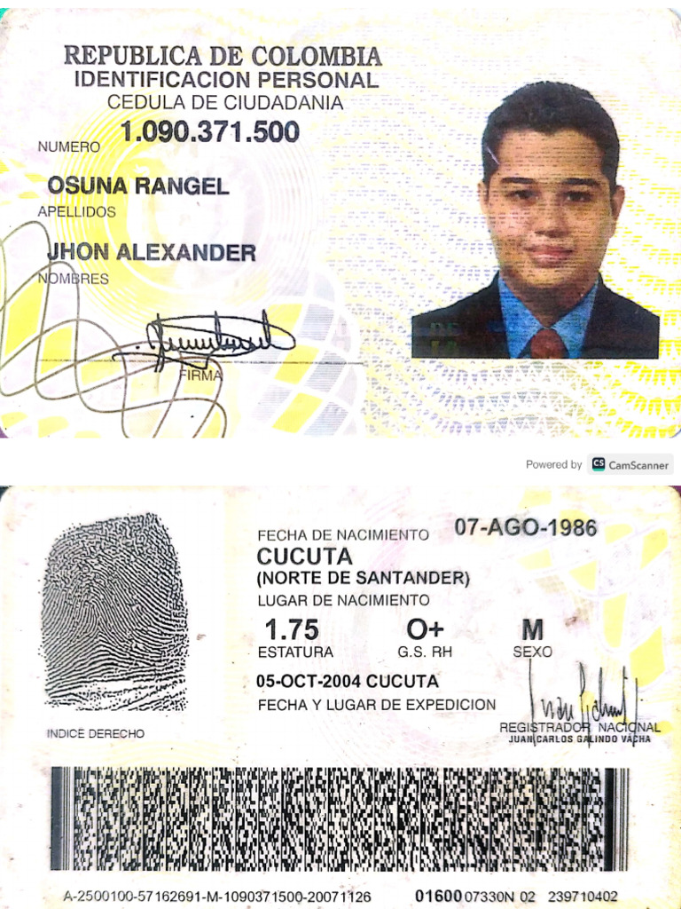 Cédula Alexander | PDF