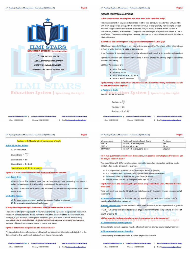 PHY All CHP Conceptual Q | PDF