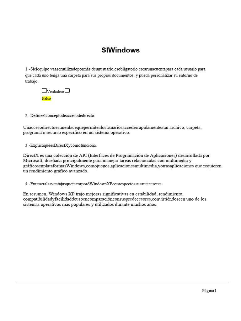 SI Miniexamen Windows | PDF | Microsoft Windows | Windows 10