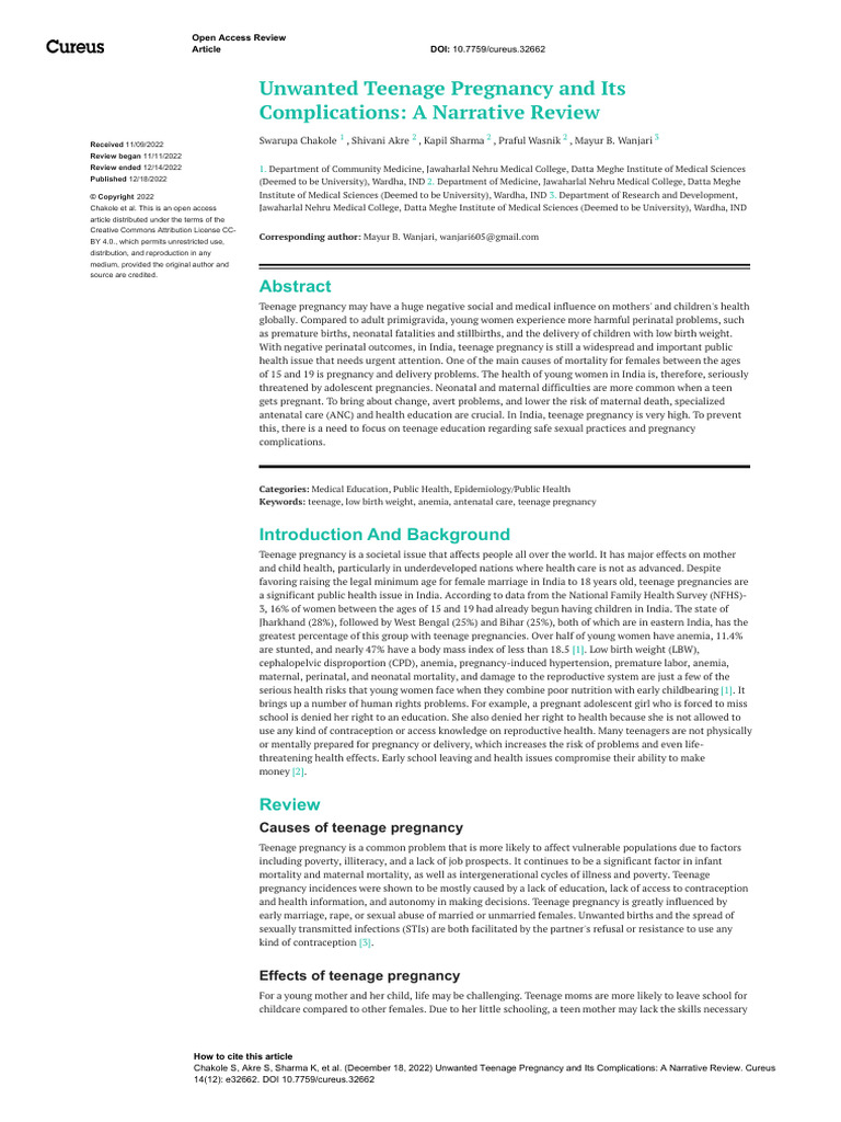 RRL 5 | PDF | Pregnancy | Preterm Birth
