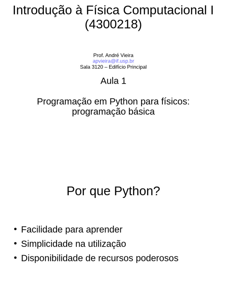 Slides Da Aula 01 Pdf Python Linguagem De Programação Função 8308