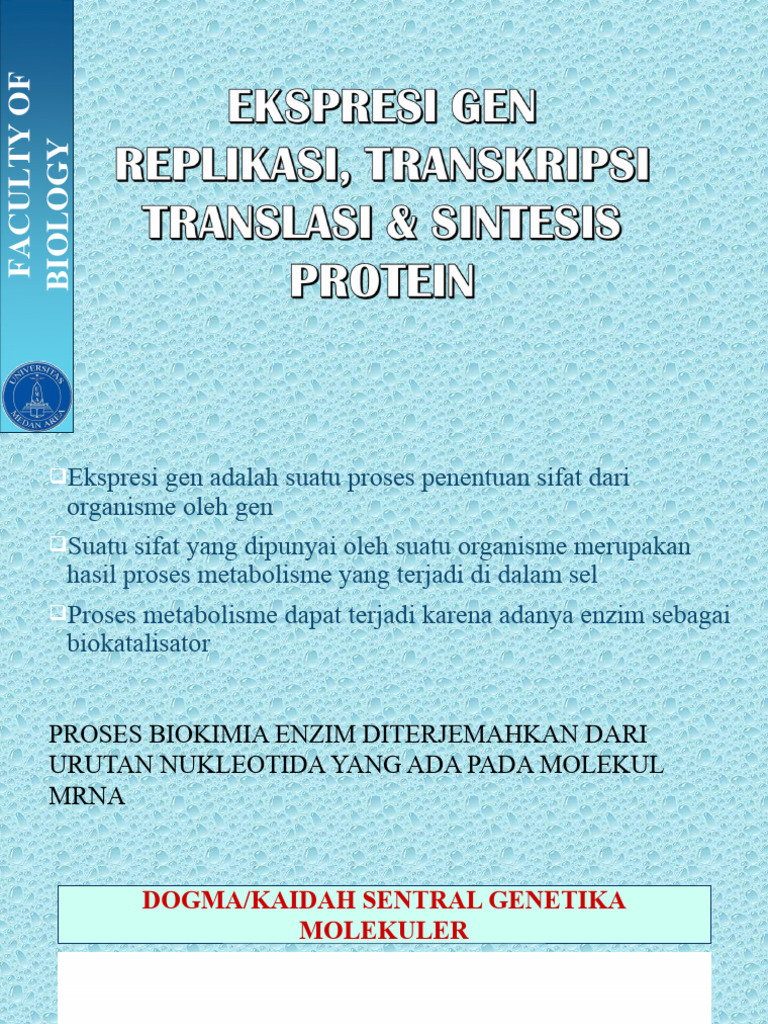 PPT Ekspresi Gen | PDF