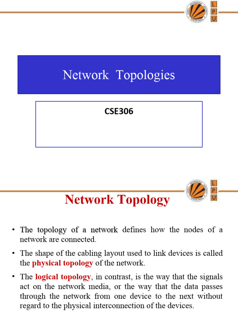 Network Topologies | PDF | Network Topology | Computer Network