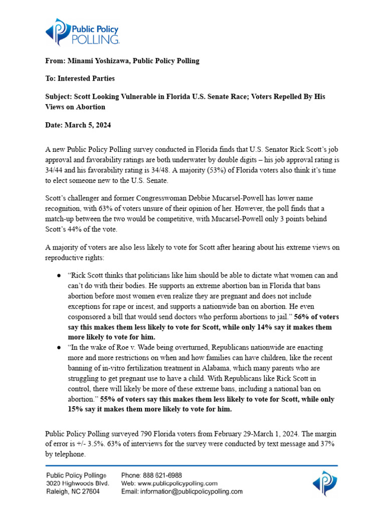 Read polling memo | PDF