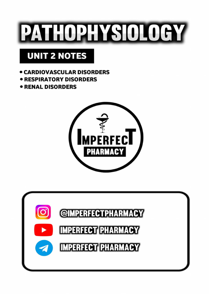 UNIT 2 Pathophysiology ( Imperfect Pharmacy ) | PDF