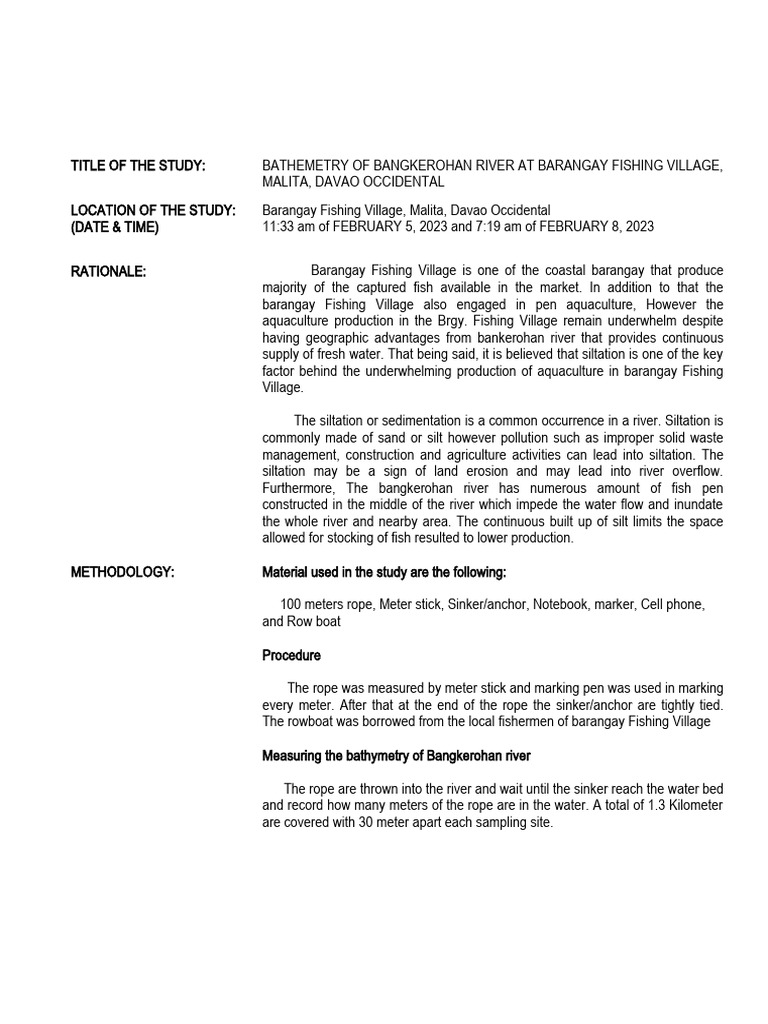 Bathymetry | Download Free PDF | River | Water