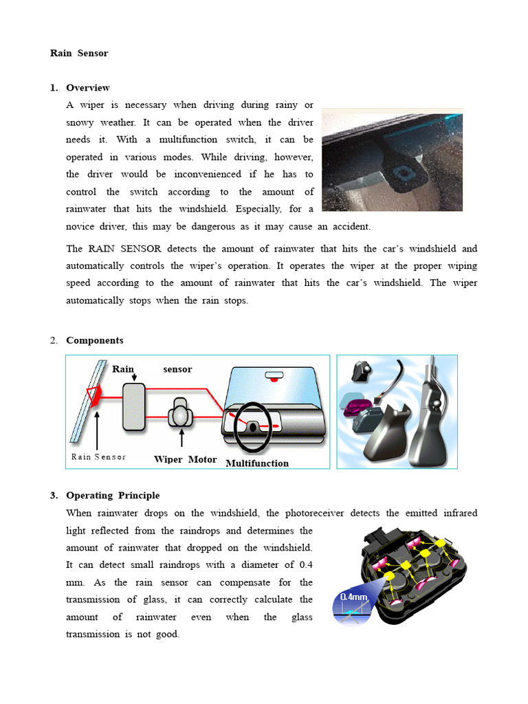 02 - Rain Sensor | PDF | Rain | Infrared