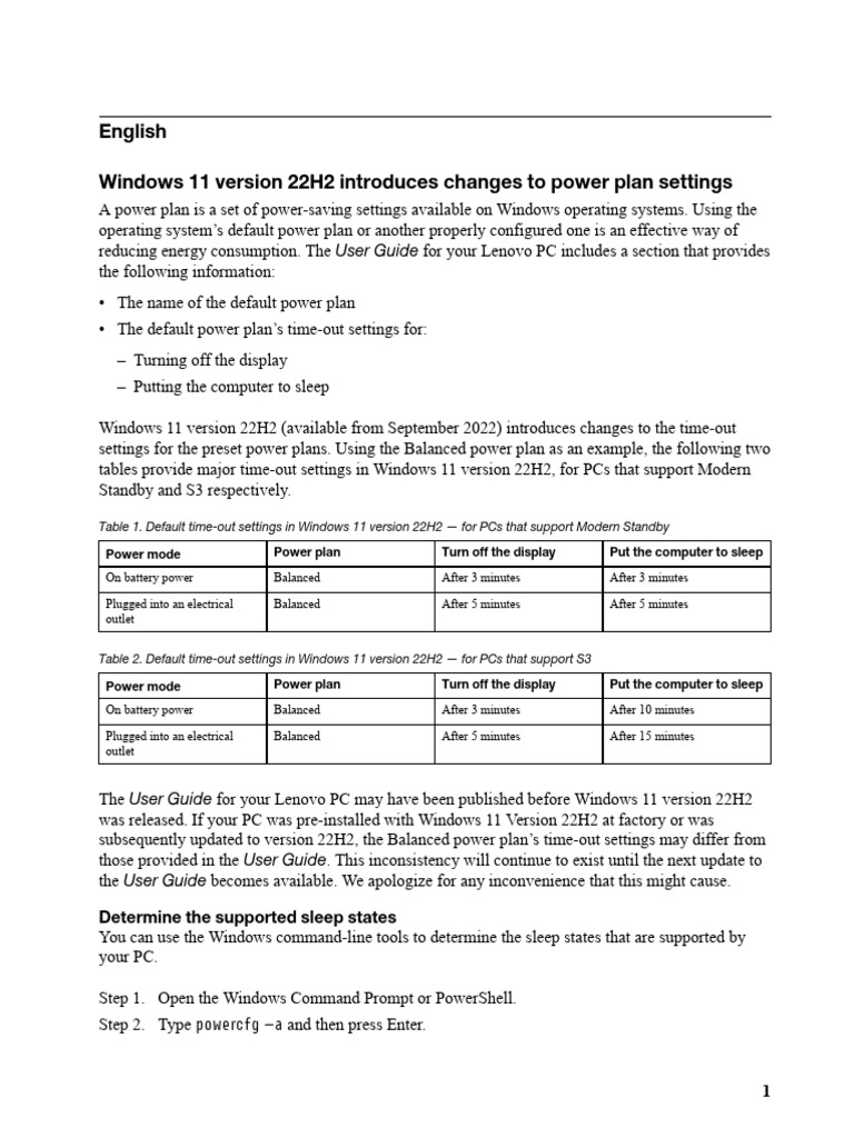 PWR Setting Change Notice ML | PDF | Personal Computers | Microsoft Windows