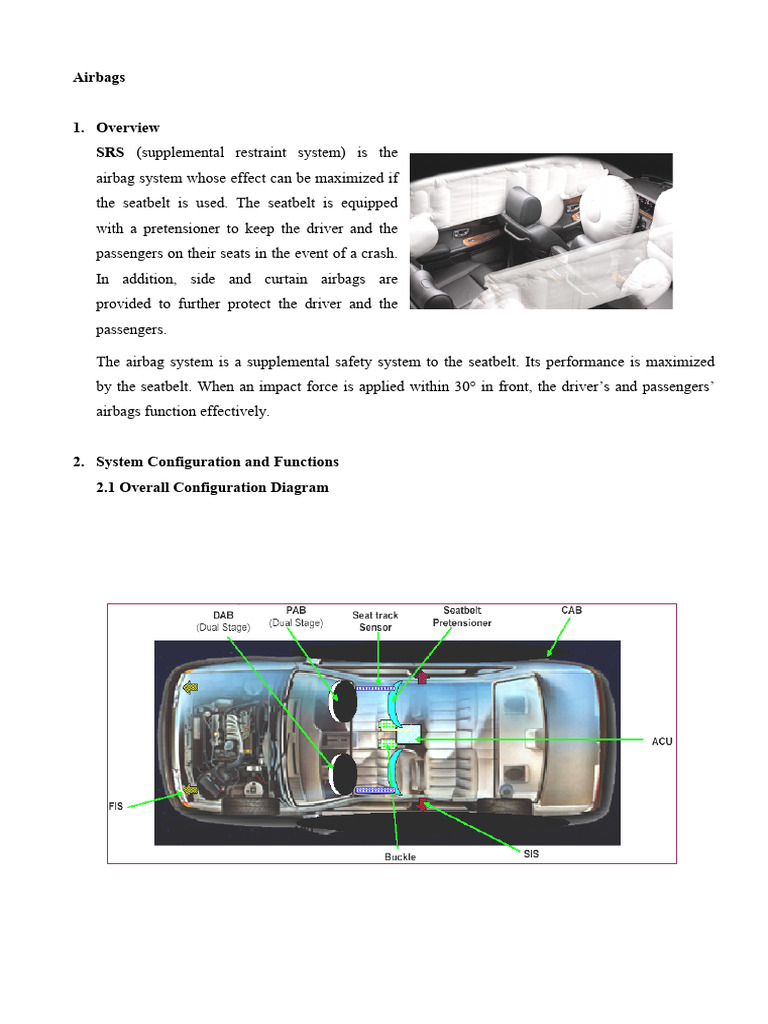 03 Airbags | PDF | Airbag | Seat Belt