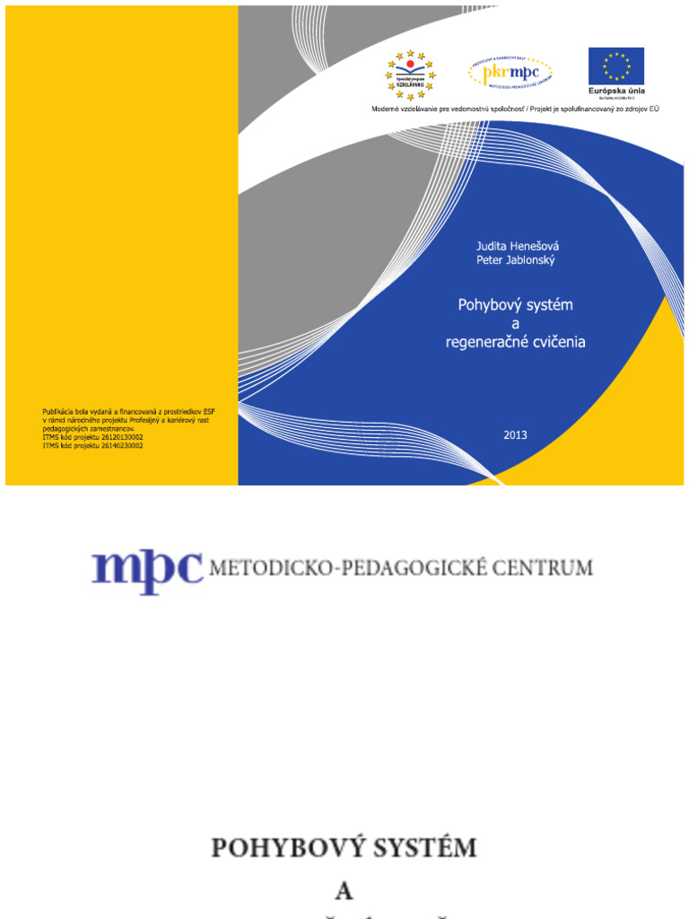 Pohybovy System A Regeneracne Cvicenia | PDF
