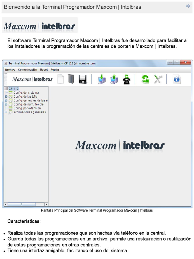 Manual Intelbras | PDF | Terminal de computadora | Archivo de computadora