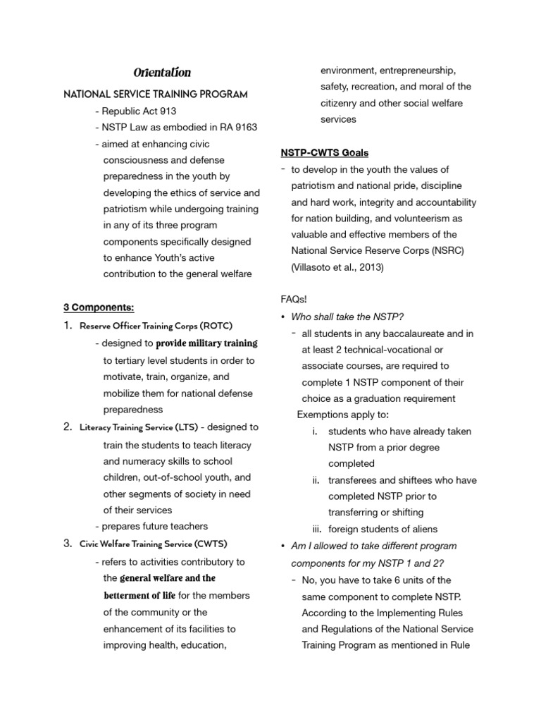 NSTP Exam Notes | PDF | Fires | Combustion